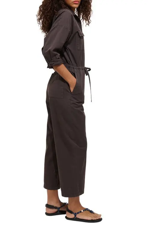 ALEX MILL Ricard Long Sleeve Cotton Jumpsuit