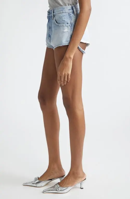 DIESEL® Frayed Hem Shorts - Denim