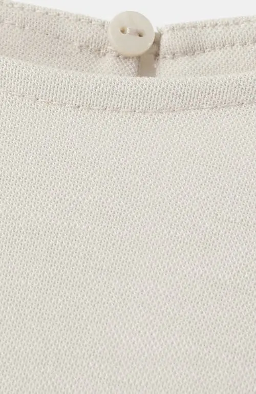 Mango Gathered Midi Dress - Ecru