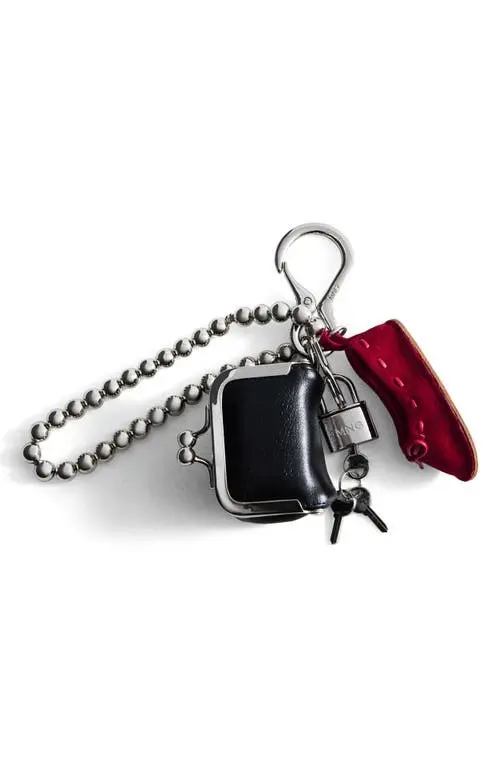Mango Multicharm Key Ring - Red