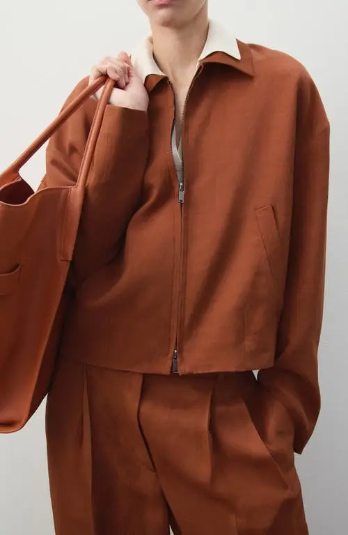 Mango Pleated Straight-leg Trousers