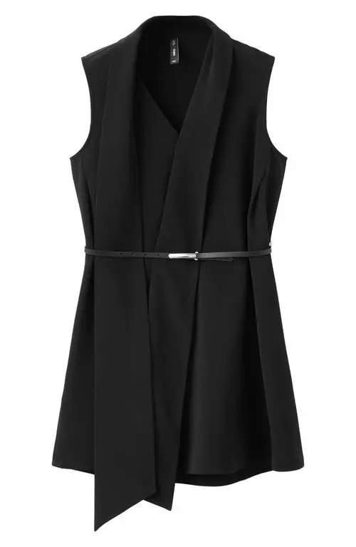 Mango Scarf Neck Belted Minidress