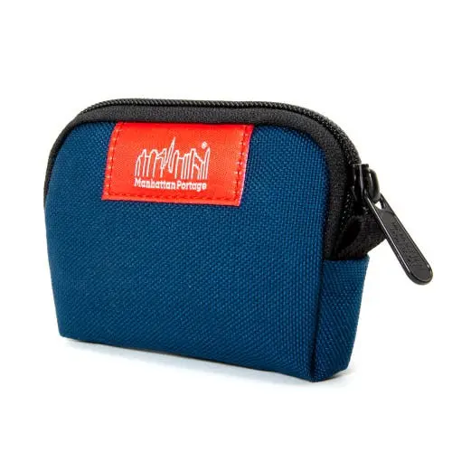 MANHATTAN PORTAGE Coin Purse W/divider - Navy