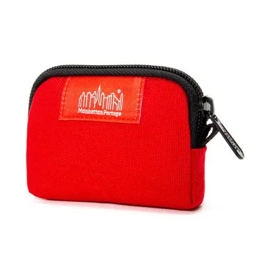 MANHATTAN PORTAGE Coin Purse W/divider - Red
