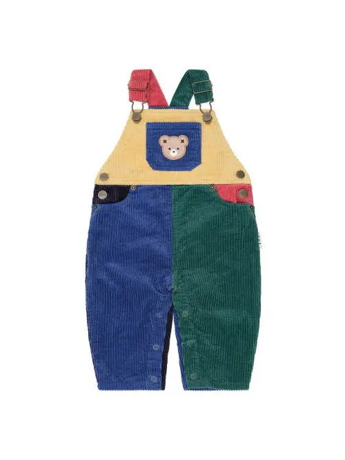 HUXBABY Colour Block Cord Overalls - Multi