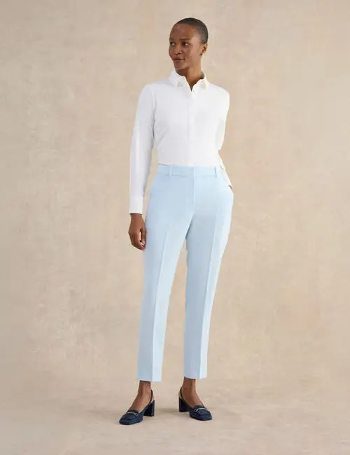 HOBBS LONDON Keighley High-waisted Slim Leg Trousers