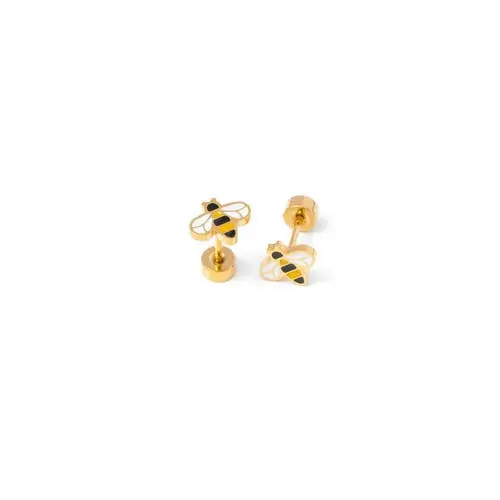 PIP POP Bee Stud Earrings - Gold