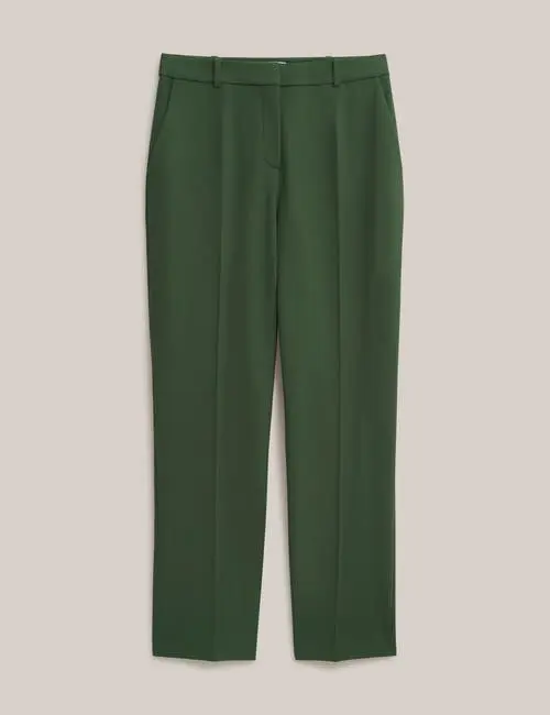 HOBBS LONDON Bess High-waisted Straight-leg Trousers