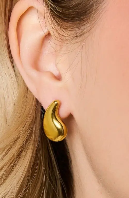 LITTLE SKY STONE Lila Teardrop Stud Earrings