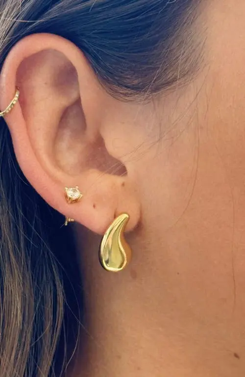 LITTLE SKY STONE Lila Teardrop Stud Earrings