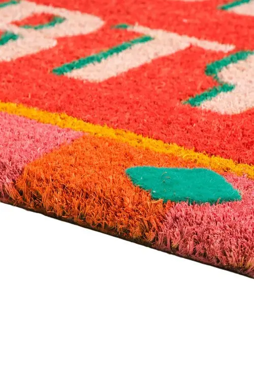 ZSA ZSA ZSU Kerala Party Coir Doormat 18" X 30