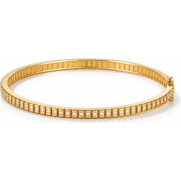 ZARUX Elara Diamond Bangle - Yellow Gold