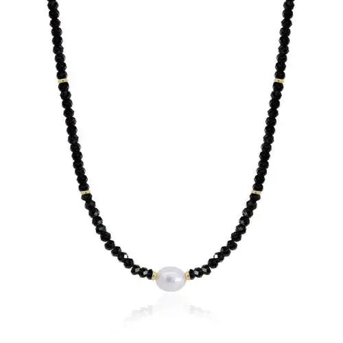 THE LOVERY FINE JEWELRY Bead Pearl Necklace - Black Spinel