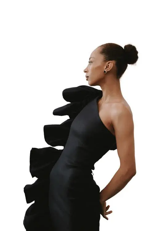 SEZ Sevilla One-shoulder Taffeta Gown