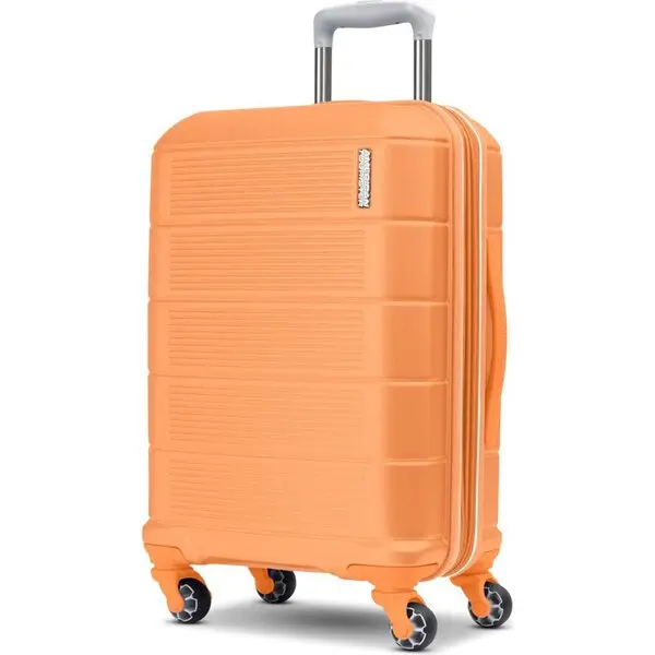 AMERICAN TOURISTER Stratum 2.0 Hardside 20" Spinner Carry On Luggage - Papaya