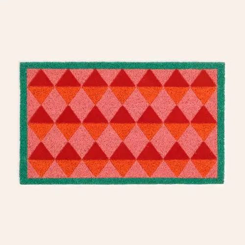 ZSA ZSA ZSU Kerala Coir Doormat 18" X 30 - Pink
