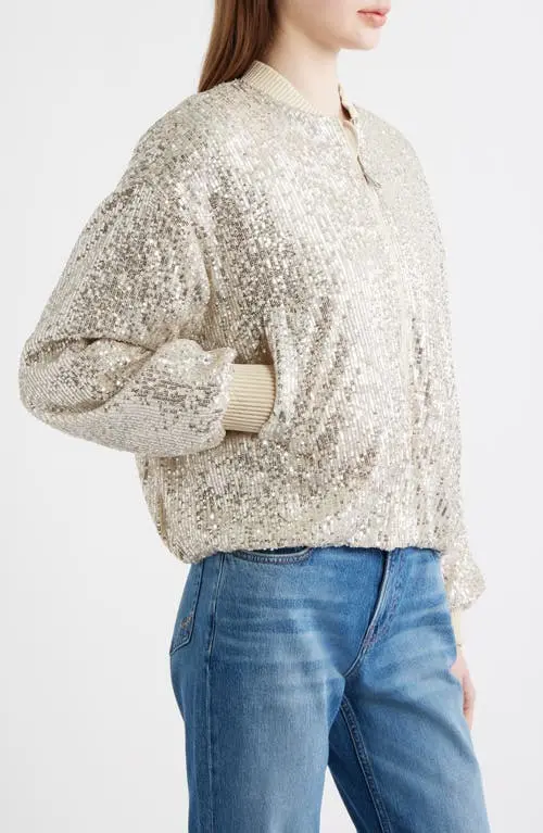 Hugo Boss Sequin Bomber Jacket