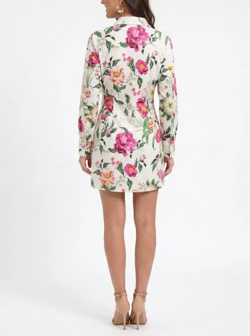 Rachel Rachel Roy Floral Print Shirtdress With Cutout