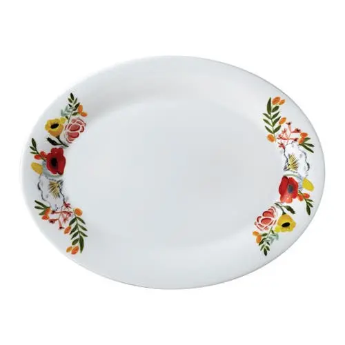 TWIG NEW YORK Language Of Flowers Oval Platter