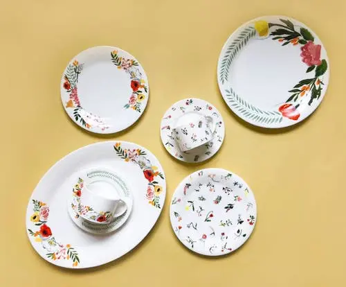 TWIG NEW YORK Language Of Flowers Oval Platter