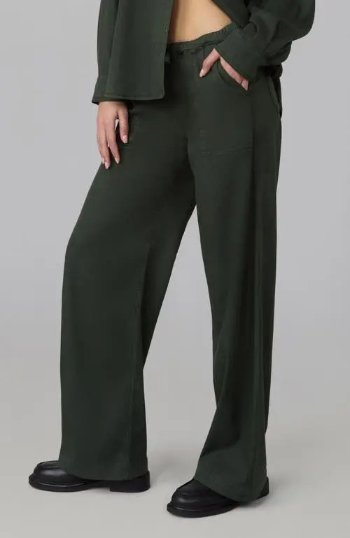 LOLA DENIM Remy Mid Rise Wide Leg Trouser - Command Sage