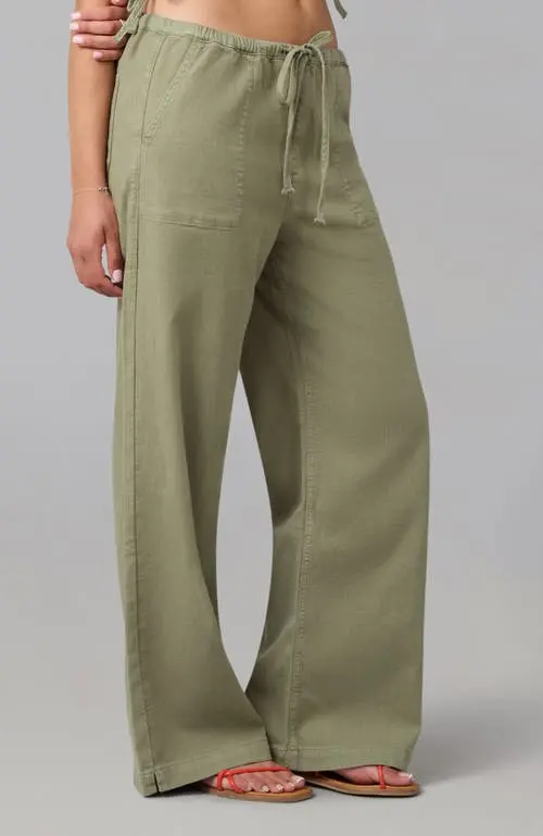 LOLA DENIM Remy Mid Rise Wide Leg Trousers