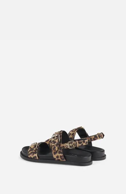 Agl Cristina Sling-back Sandal - Leo Print
