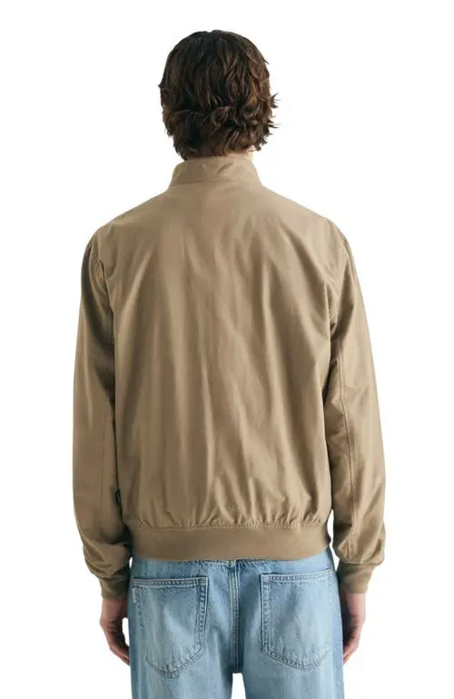 SCALPERS Cooper B High Neck Bomber Jacket - Camel