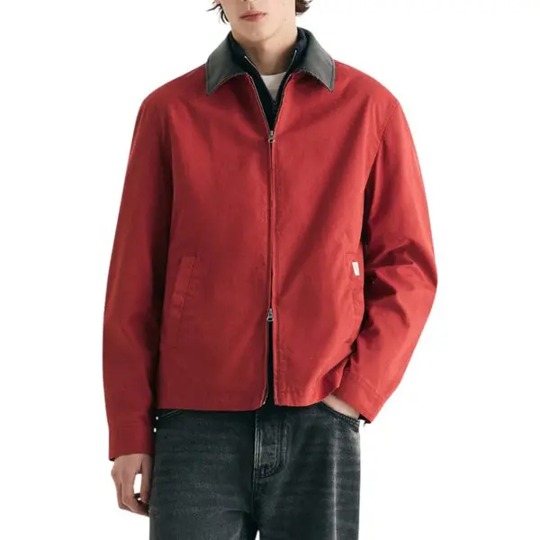 SCALPERS Contrast Collar Bomber Jacket