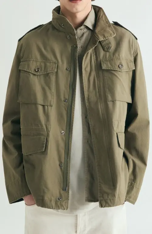 SCALPERS Military Jacket With Concealed Hood
