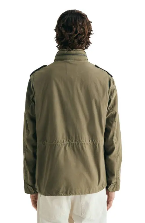 SCALPERS Military Jacket With Concealed Hood