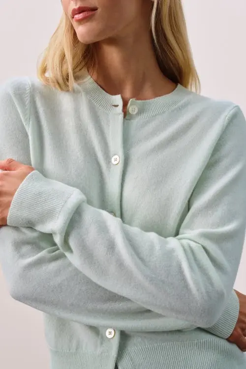 Naked Cashmere Button-up Cashmere Cardigan - Jadite