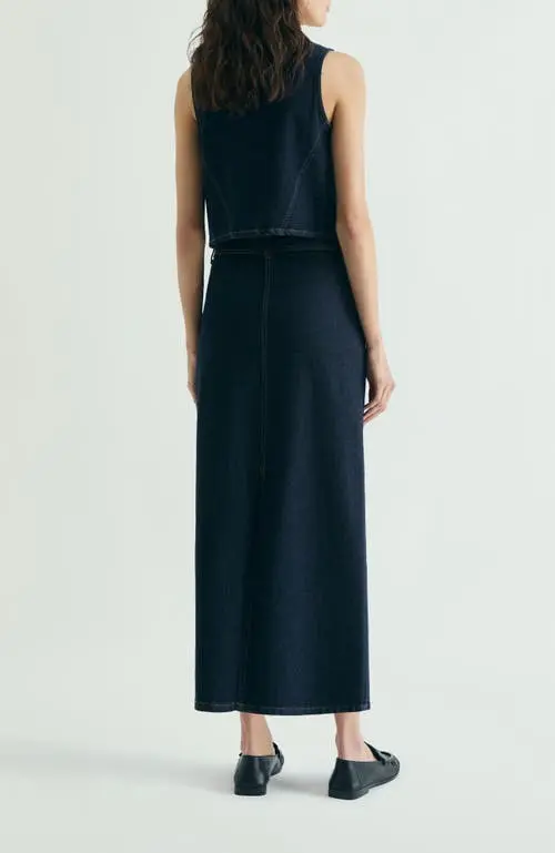SCALPERS Denim Midi Skirt