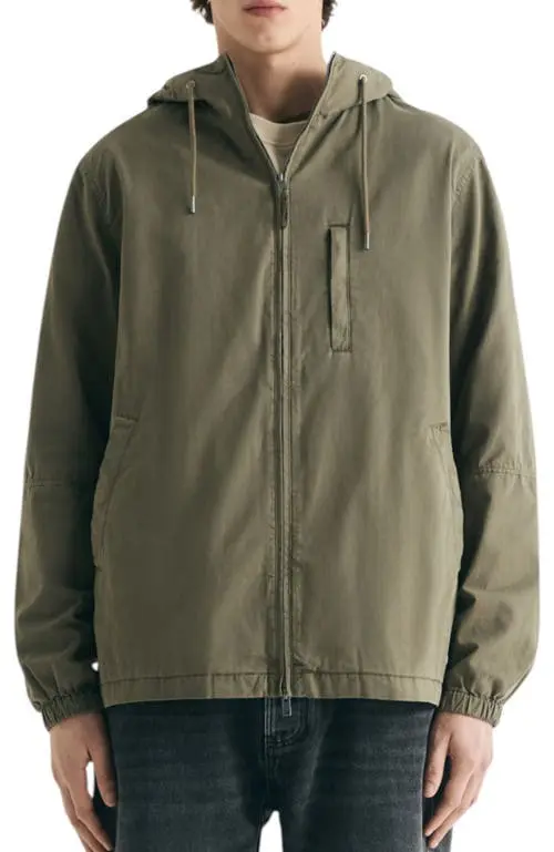 SCALPERS Skull Hooded Jacket - Khaki