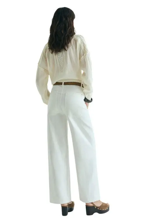 SCALPERS Contrast Stitching High-waist Jeans