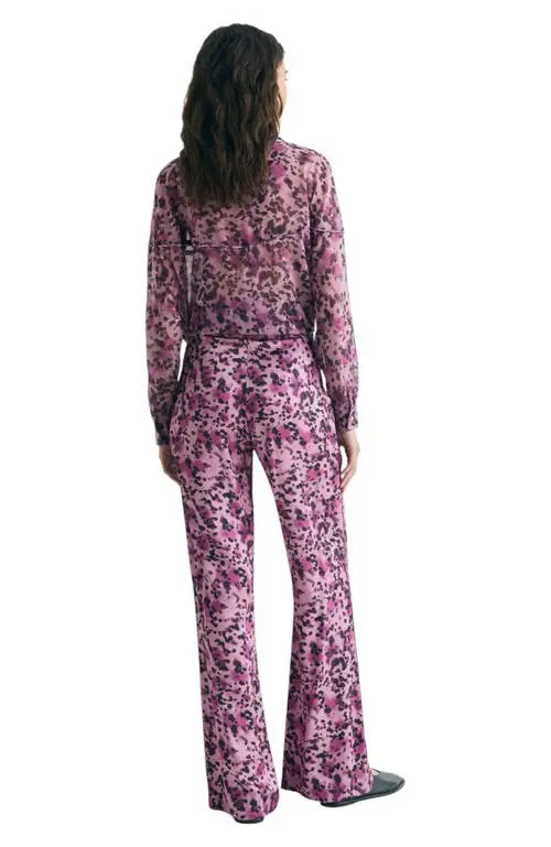 SCALPERS Animal Print Fluid Pant