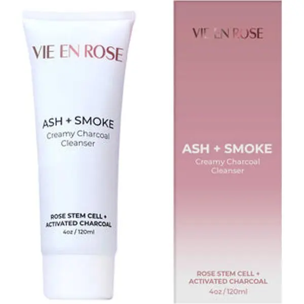 VIE EN ROSE Ash + Smoke Creamy Charcoal Cleanser - Grey