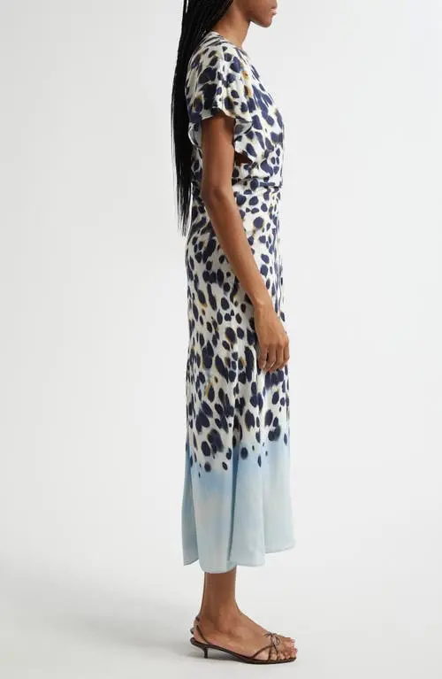 A.L.C. Dot Print A-line Dress