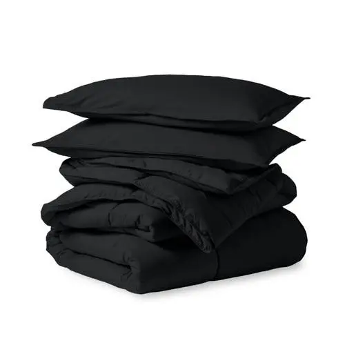 BARE HOME All-season Down Alternative Comforter Setoversized King - Black