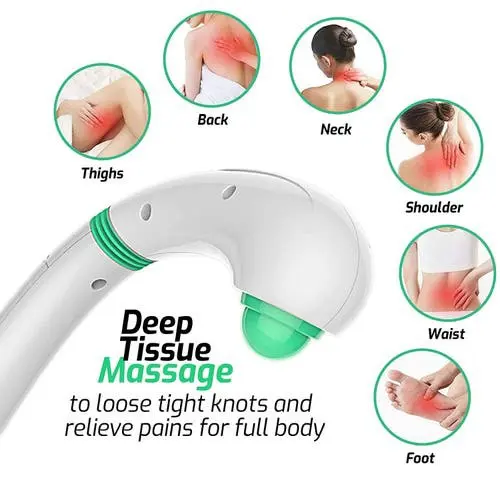 PURSONIC 9-speed Massage Gun & Portable Handheld Massager Bundle