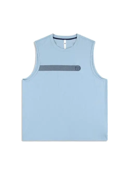 SERGIO TACCHINI Elio Performance Tank - Faded Denim