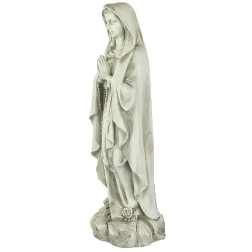 NORTHLIGHT Praying Virgin Mary Outdoor Garden Statue27.75