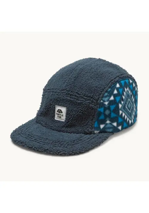 Turtle Fur Fleece Art 5-panel Hat - Mesa Sky