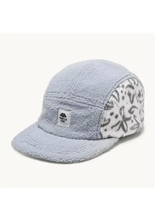 Turtle Fur Fleece Art 5-panel Hat - Whisper