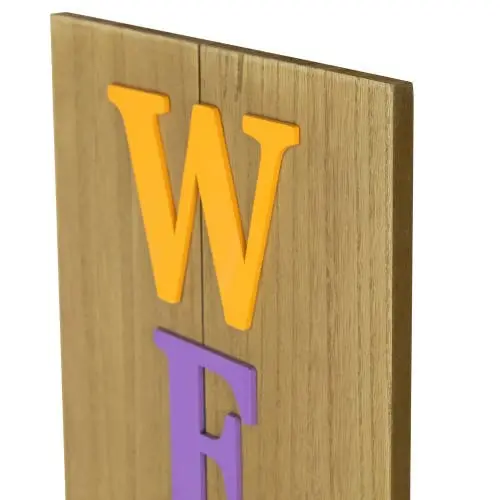 NORTHLIGHT Welcome Easter Egg Wooden Porch Board Sign39.25