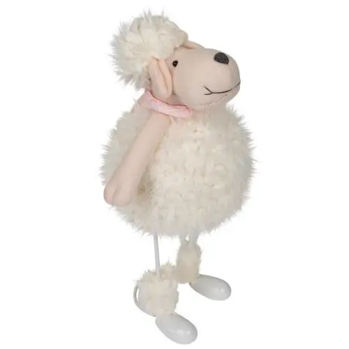 NORTHLIGHT Spring Loaded Lamb With Bandanna Easter Figure16