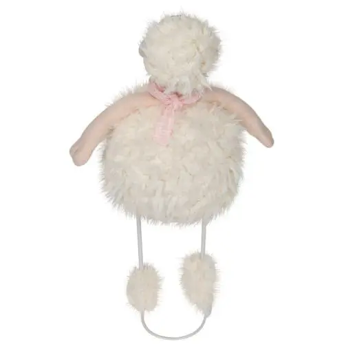 NORTHLIGHT Spring Loaded Lamb With Bandanna Easter Figure16