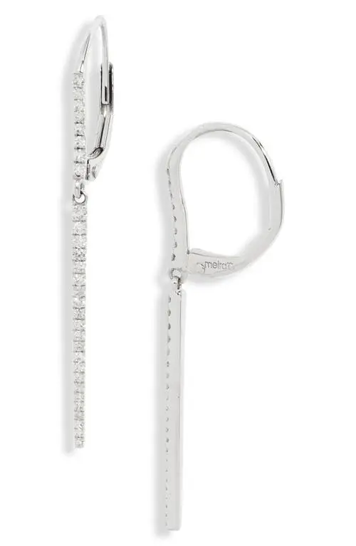 Meira T Diamond Spike Dangle Earrings