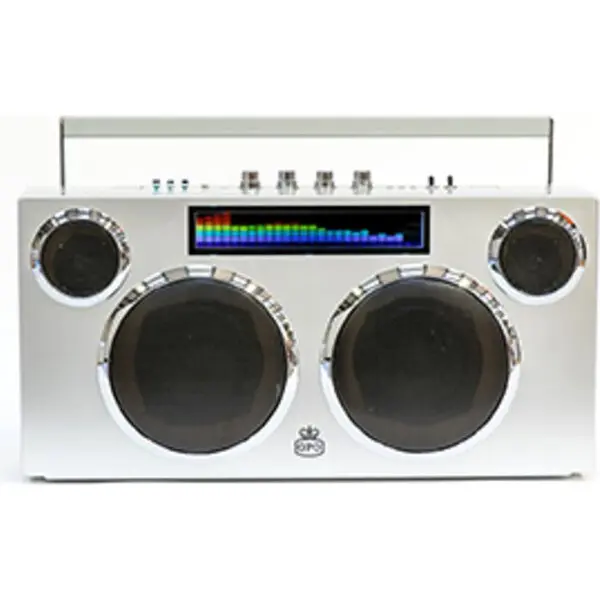 GPO Manhattan Boombox Stereo Bluetooth Speaker - Multicolor