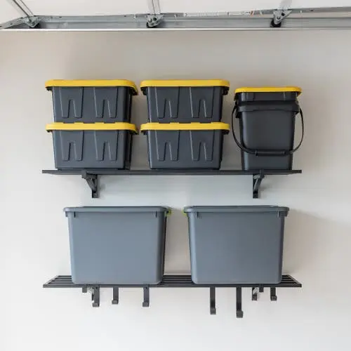 STOREYOUR 2' X 4' Bristol Garage Wall Mount Shelves -2-pack